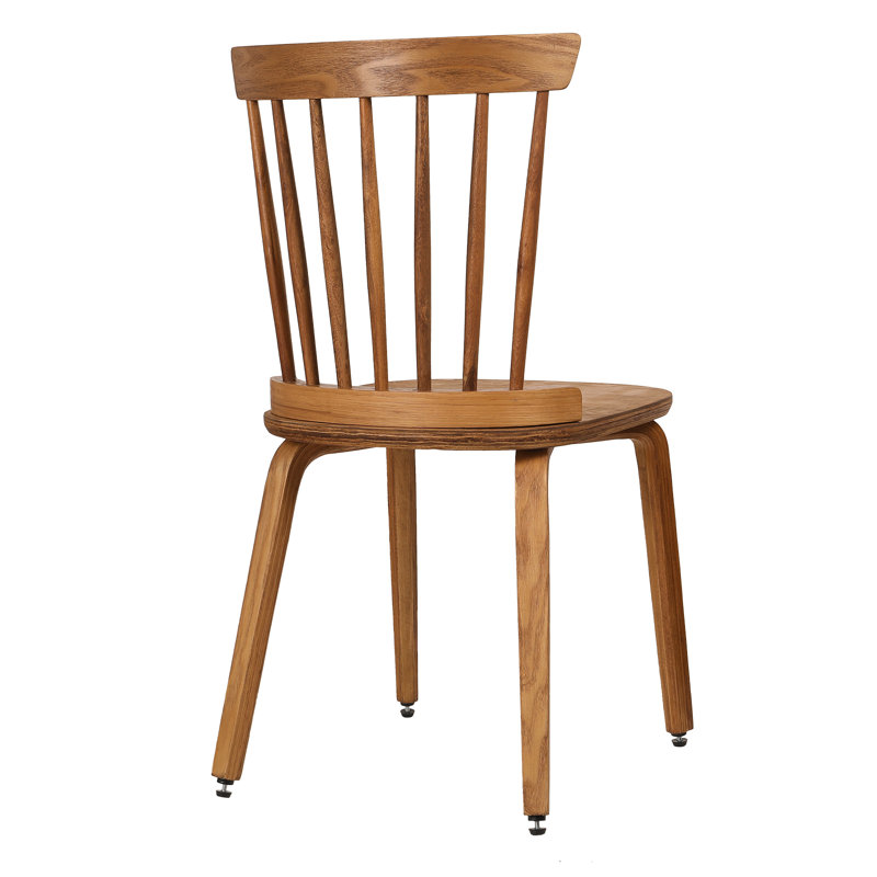 Gracie Oaks Nadilyn Solid Wood Slat Back Windsor Side Chair And Reviews